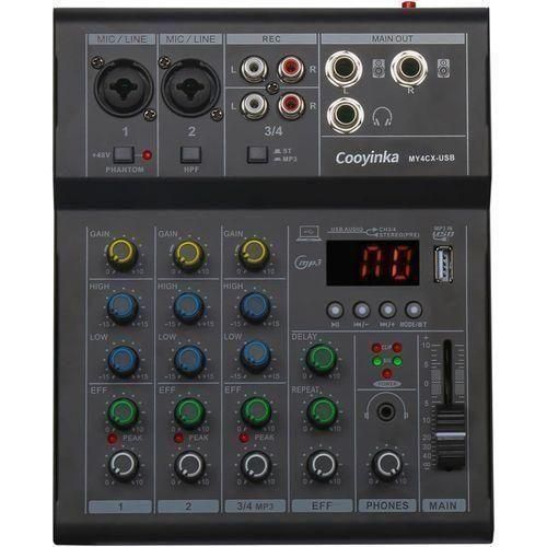 Generic Interface audio Table de Mixage DJ 4 Canaux Professionnelle ...