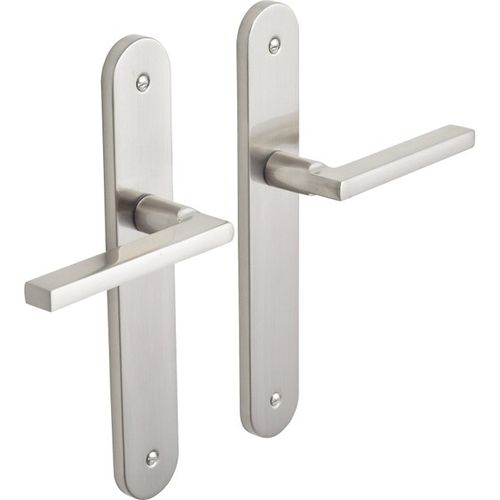 Leroy Merlin 2 Poignées De Porte LEE Sans Trou, Acier Inoxydable, 195 ...