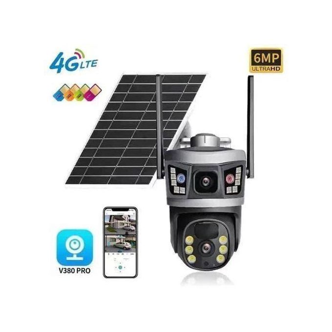 Generic Caméra PTZ intelligente à énergie solaire 4G - Prix pas cher ...