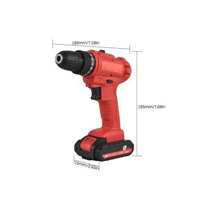 Generic Perceuse électrique Portative Sans Fil 21 V 3/8 Po - Prix pas ...