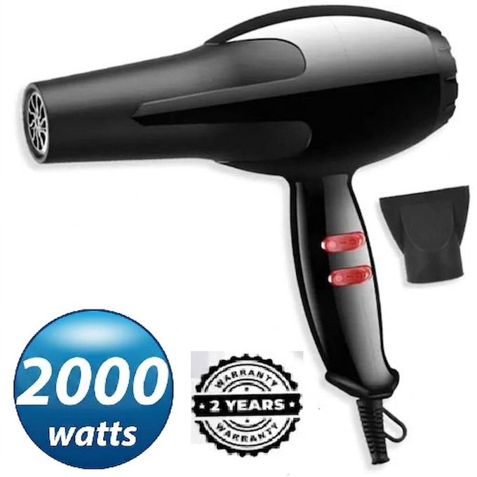 Generic Sèche Cheveux Professionnel 2000W - Double Vitesse
