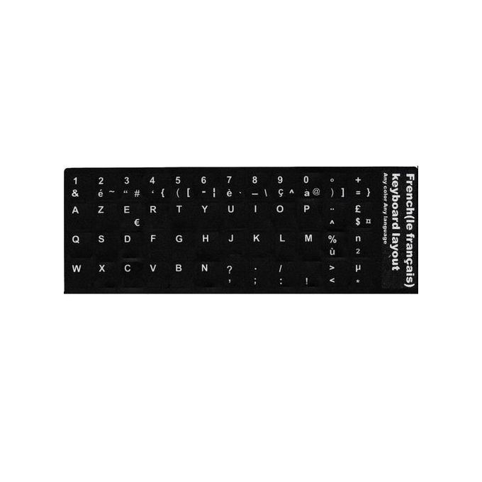Generic Sticker Autocollant Clavier Azerty - Prix pas cher | Jumia CI