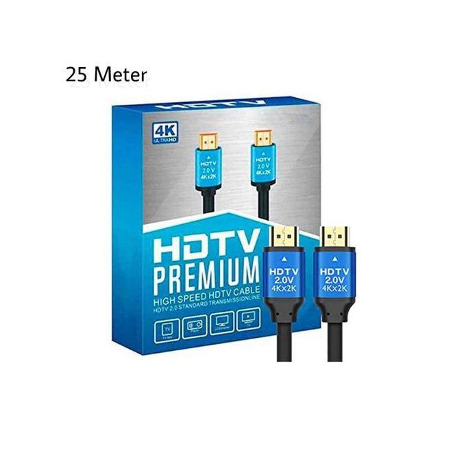 Generic Cables 4K HDMI PREMIUM 25M 4K UHD/HDR 2.0V – - Prix