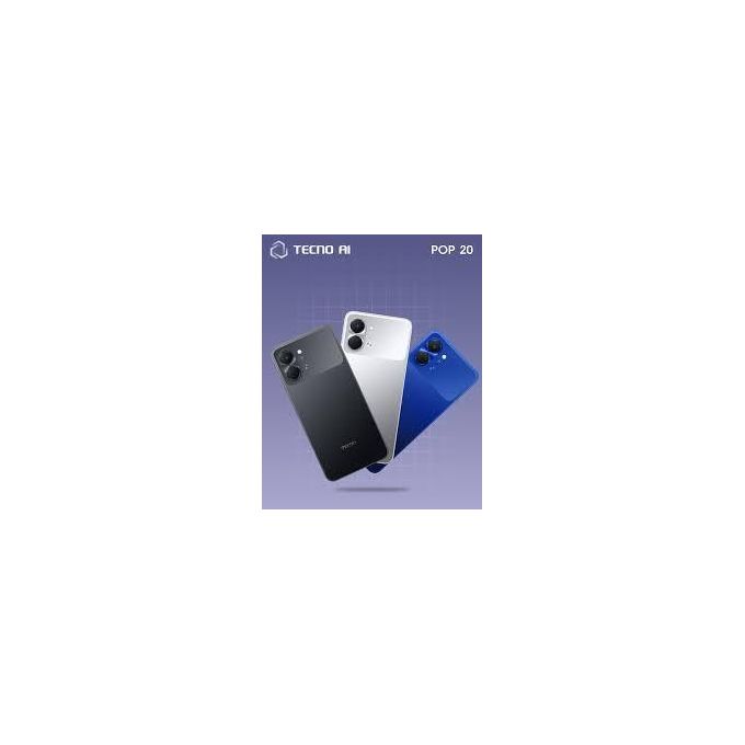 Tecno POP 20 - 6,67 Pouces - 128Go ROM - (4+4)GO RAM - 4G