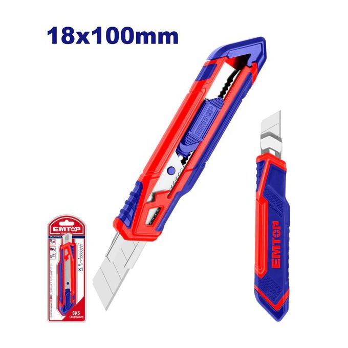 Emtop Couteau à lame cassable ESNK18102-EMTOP - Prix pas cher | Jumia CI