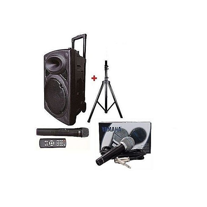 Generic BAFFLE Enceinte Haut Parleur Bluetooth Original +1 Micros ...