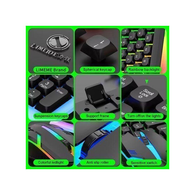 Generic Ensemble Clavier Et Souris Filaire 104 Touches Clavier Gaming ...