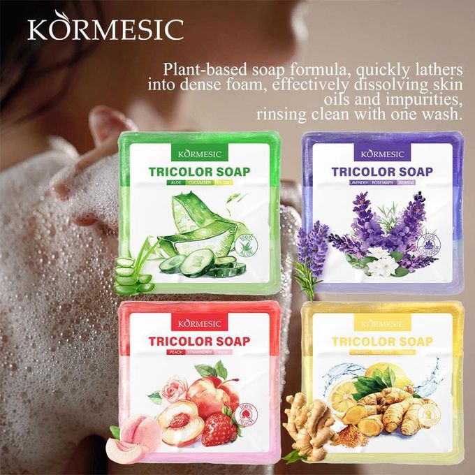 KORMESIC Savon triple couche à l'aloe vera, au concombre et