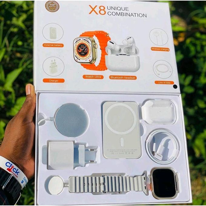 Generic Montre Connectée X8 Unique Combination + Power Bank + écouteurs ...
