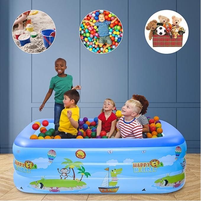 Generic PISCINE GONFLABLE POUR ENFANTS / 305 × 180 × 60 cm