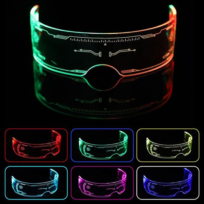 General Electronics Seven color LED Colorful Sci - Fi Glasses Party Bar ...