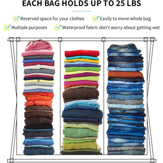 Generic Panier à Linge Pliable Multi-Compartiments - Prix