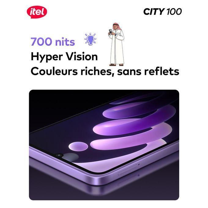 Itel CITY 100 IP64 5200 mAh 256 + (4+8 - Prix pas cher | Jumia CI