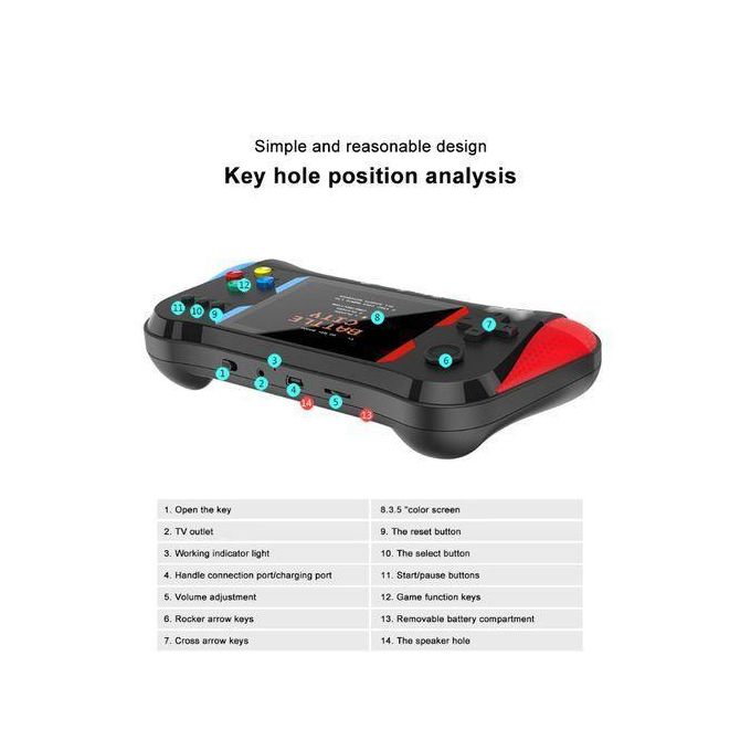 General Console de jeu pour enfants X7M, console de jeu