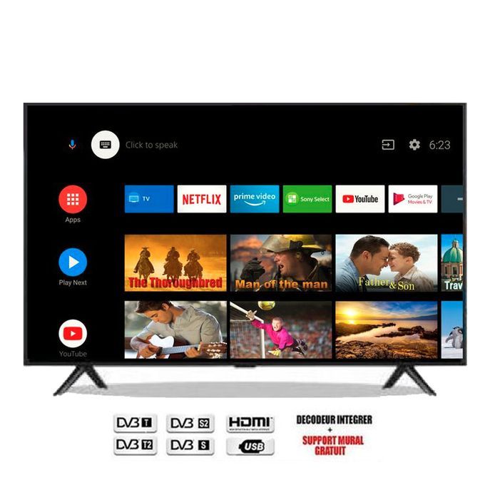 Hisense TV ANDROID 50 Pouces - Prix pas cher