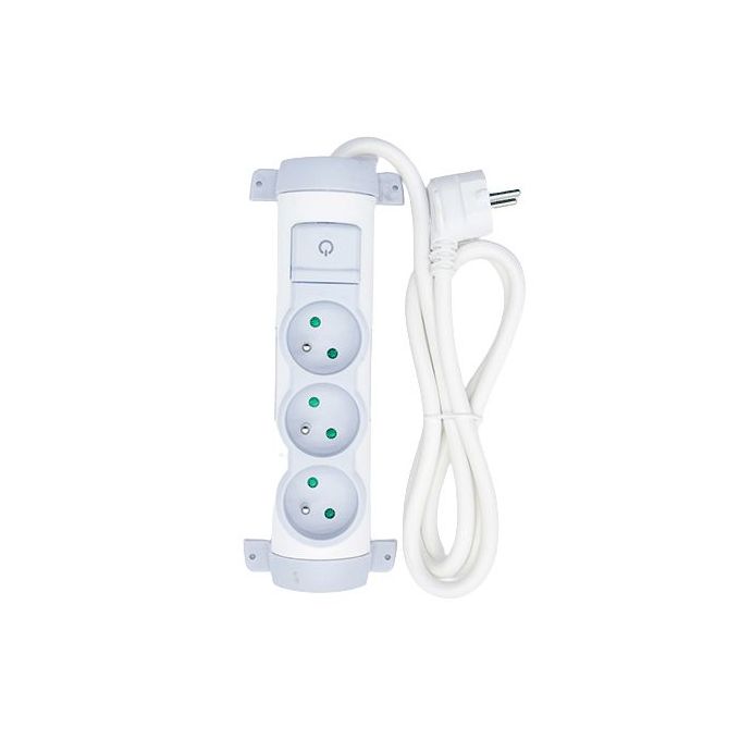 Generic Rallonges Multiprise YAKI 1.54 Mètres -Blanc Au Choix - Prix ...