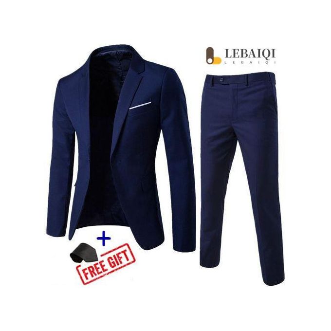 Fashion Ensemble costume deux pièces pour homme, coupe
