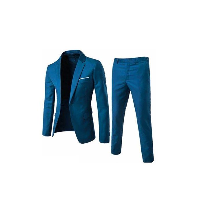 Fashion Costume Homme Slim 2 Pièces Pour Affaires, Mariage