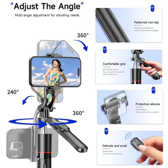 Selfie Tripod Stick Professionnel - Prix pas cher