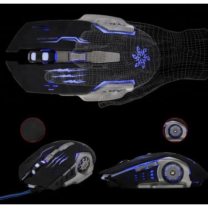 Gamershood Souris De Jeux Gamer Avec Fonction Macro - Prix