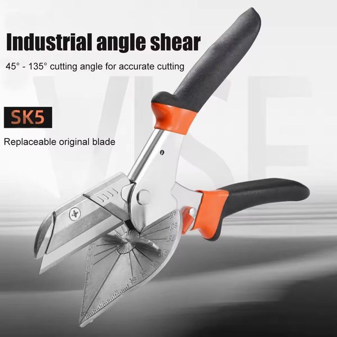 Generic Serrated shear, adjustable from 45° to 120°, sharp tree trunk ...