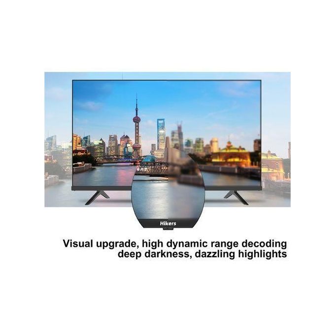 Hikers Android TV LED Analogique - 32’’ HD - Noir