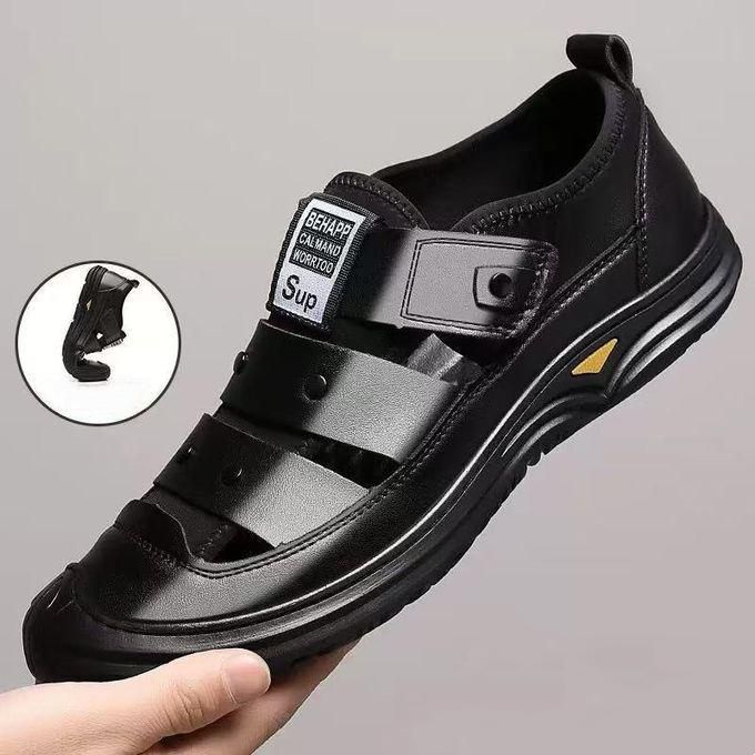 VANHUHU Chaussures pour hommes Sandales respirantes