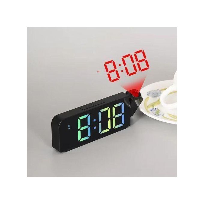 Generic Réveil Digital RGB Moderne - Écran Miroir LED