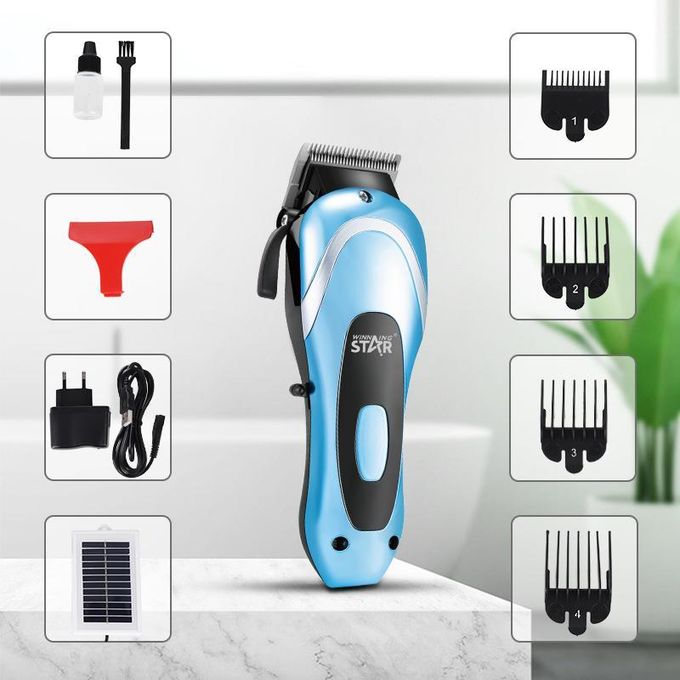 WINNING STAR Tondeuse à cheveux professionnelle solaire rechargeable ...