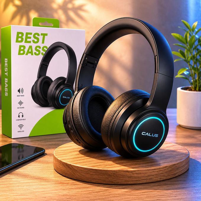 CALUS Casque Bluetooth Sans Fil – Confort et Son Puissant