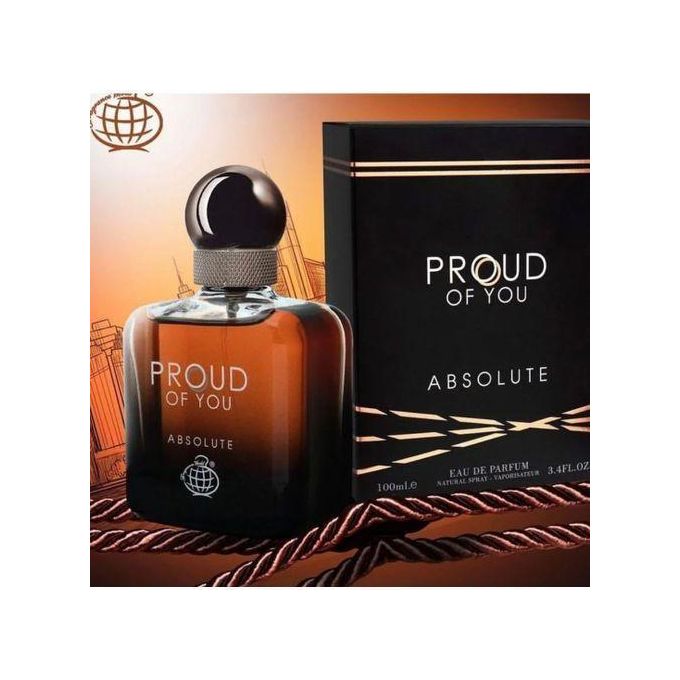 Fragrance World Proud Of You ABSOLUTE Eau De Parfum Intense Homme 100ml ...