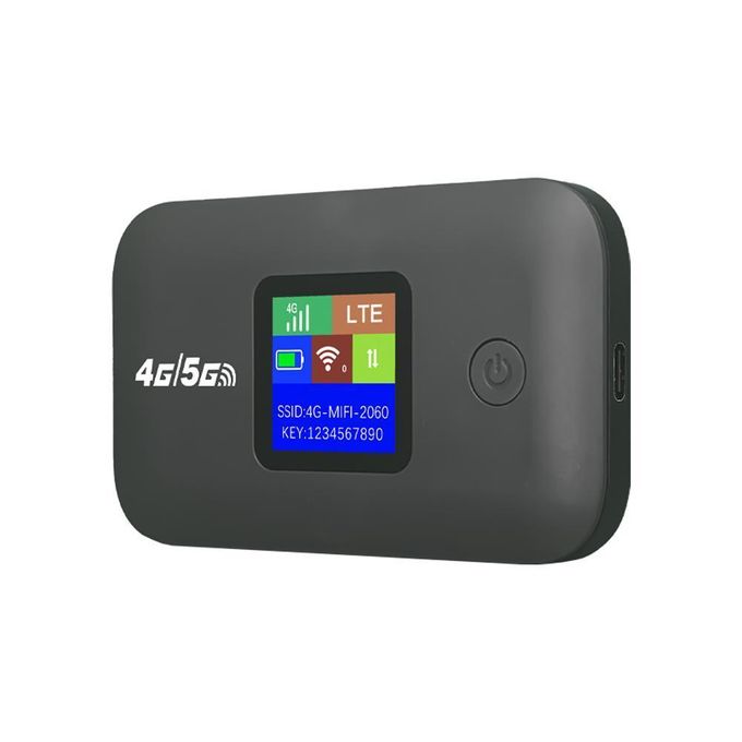 Generic Mini Routeur MiFi Portable 4G/5G LTE – Écran LCD