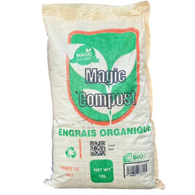 Bio 100% Magic Compost engrais organique sacs de 10L 7.5KG