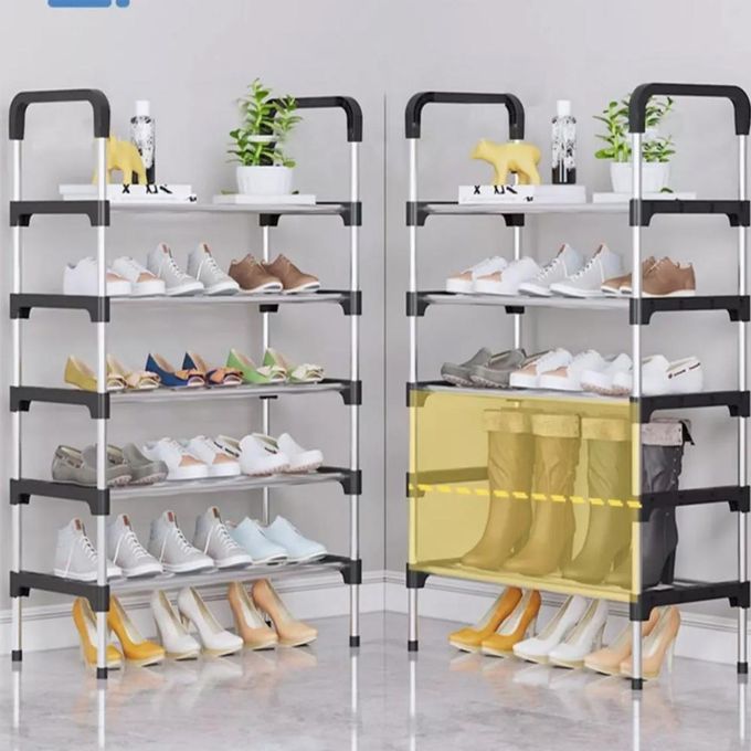 CYFAZA Étagère à Chaussures, 5 Niveaux, Rangement De