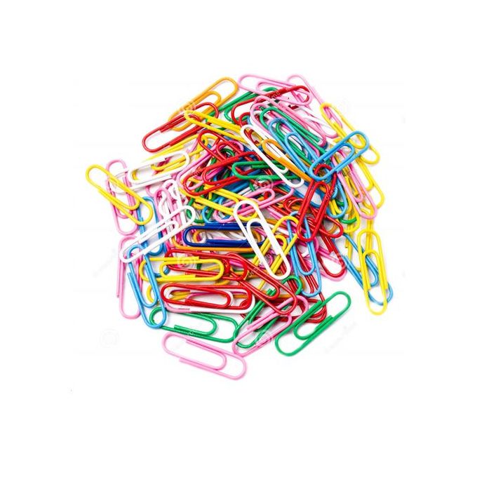 Generic Trombones Colorés (5 Paquets De 100 ) - 500 Pièces