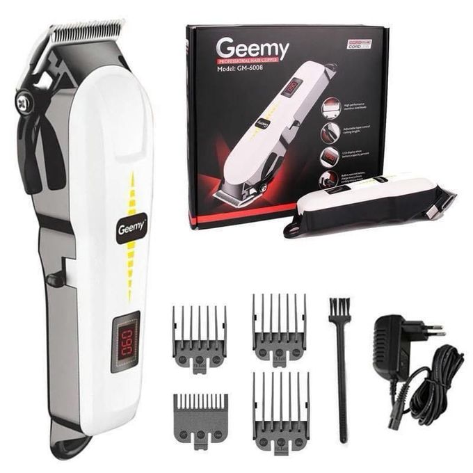 Geemy Tondeuse Professionnelle Sans Fil - Prix pas cher