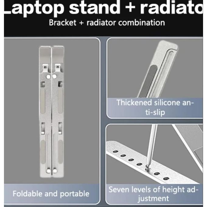 Generic Laptop Cooler Stand Foldable Notebook Computer Cooling Pad ...