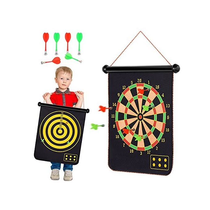 Generic Jeu De Cible + 4 Fléchettes Aimantée Pour Enfant & Grand - 3 ...
