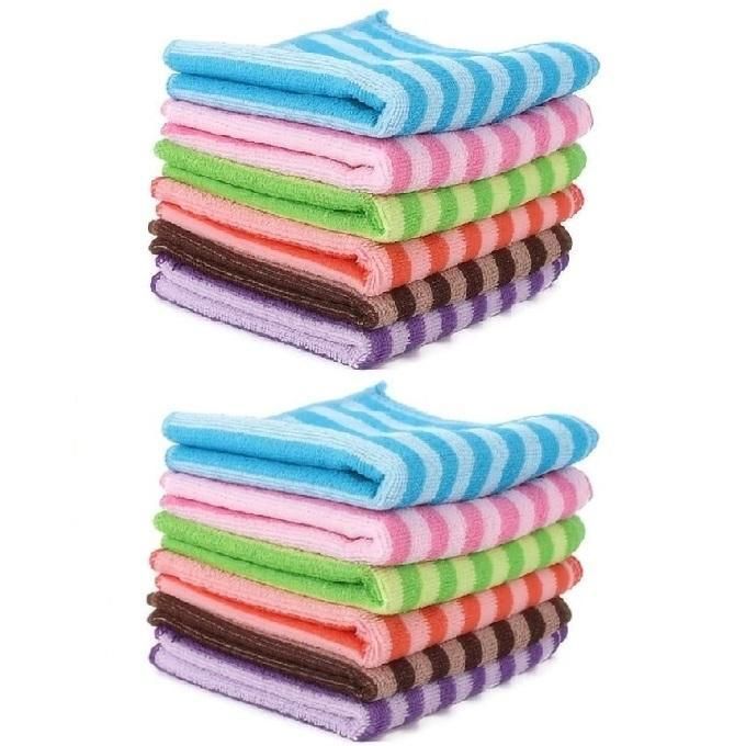 Generic 12 Torchon De Cuisine Maison en microfibre