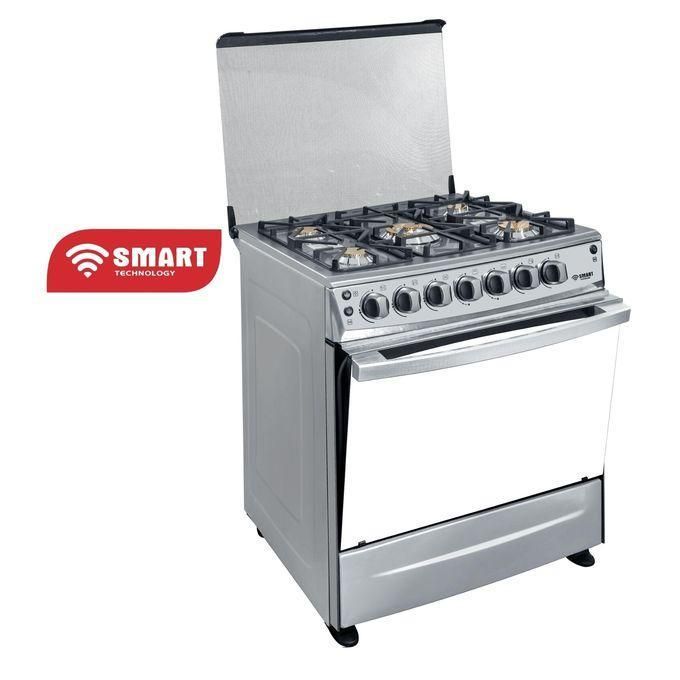 SMART TECHNOLOGY Cuisinière Couleur Silver 5 Feux