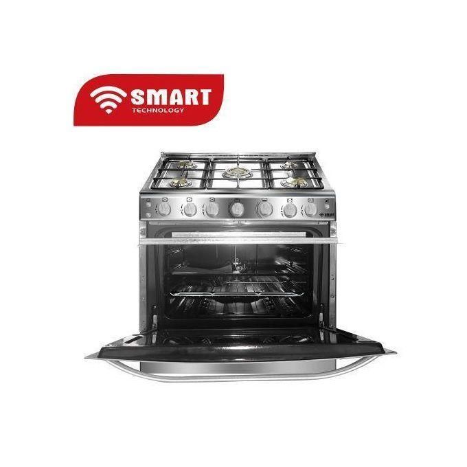 SMART TECHNOLOGY Cuisinière Couleur Silver 5 Feux