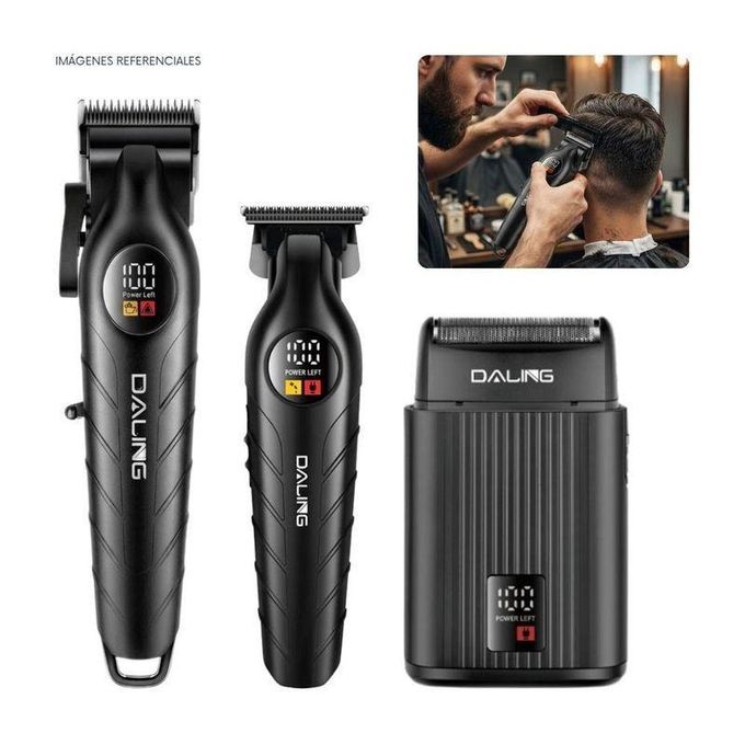 Generic Kit de tondeuse à cheveux sans fil professionnelle