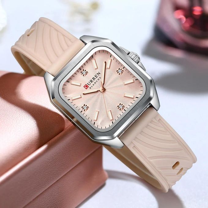 Curren Montre Femme, montre De Luxe, à Quartz, Analogique - En Silicone ...
